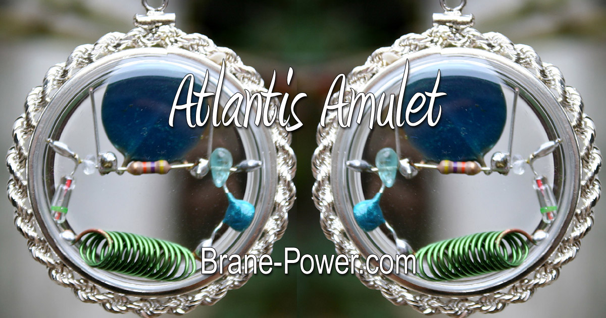 Atlantis Amulet CQR Crystal Quantum Radio Device
